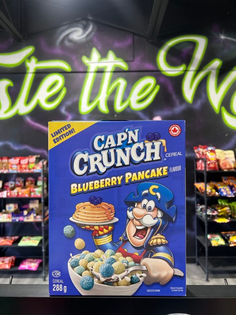 Cap’n Crunch Blueberry Pancake Cereal 288g (Canada) - Exotic Cravings